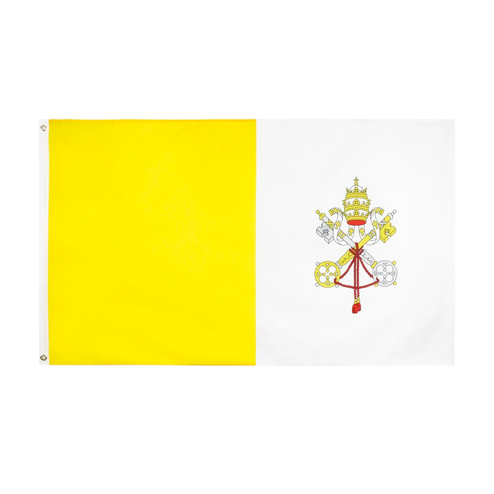 Vatican Flag 3 ft x 5 ft – Catholic Card Game