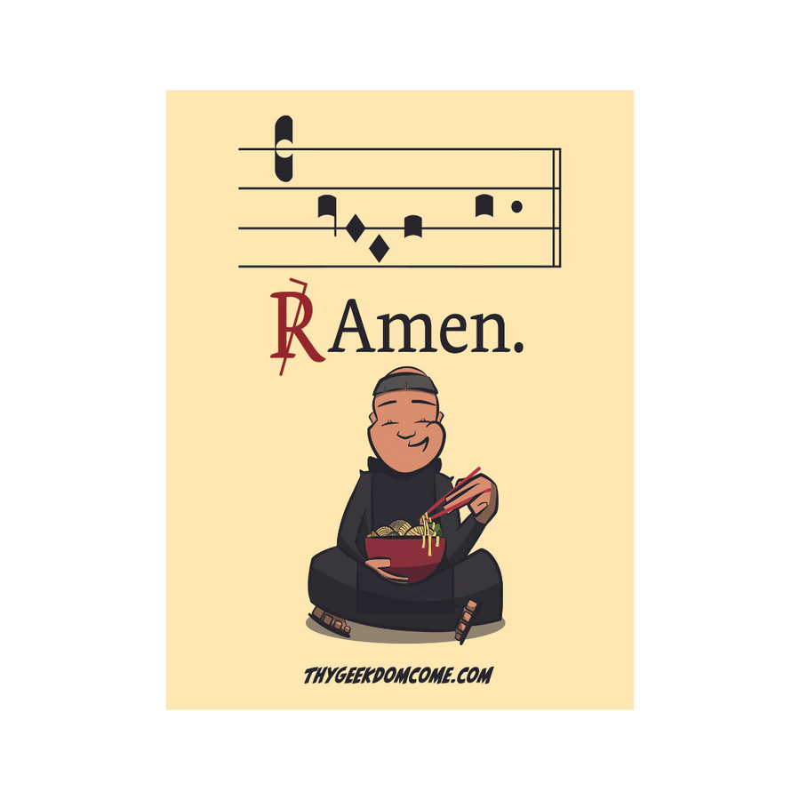 Catholic Sticker: R:Amen – Catholic Card Game