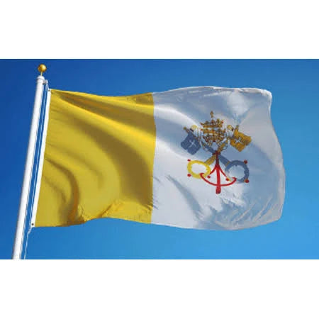 Vatican Flag 3 ft x 5 ft – Catholic Card Game